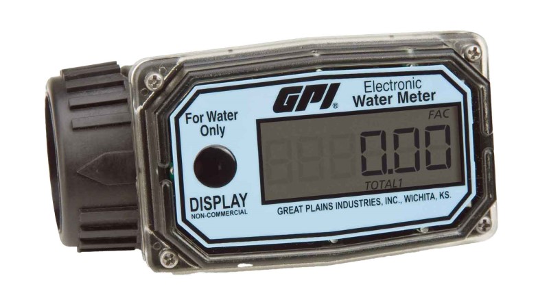 Resettable Water Meter | Order a 01N12LM Electronic Water Meter at GPI ...
