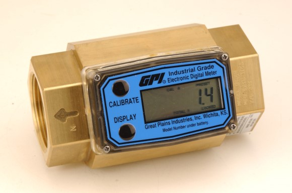 G2B15N09GMB Brass Industrial Flowmeter Built by GPI Meters