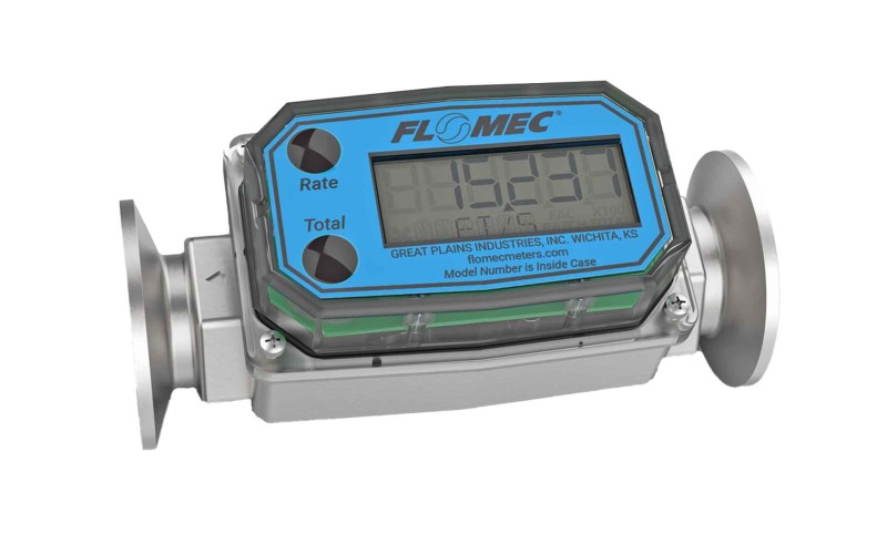 G2S07TQ9GMA Electronic Flow Meter 1" TC 316SS | GPImeters